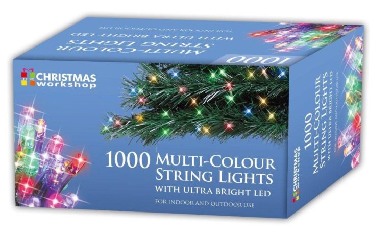 Christmas 1000 LED Chaser String Lights – Multi Colour – Sima Warehouse